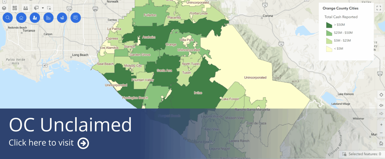 Unclaimed Properties – Orange County Auditor-Controller
